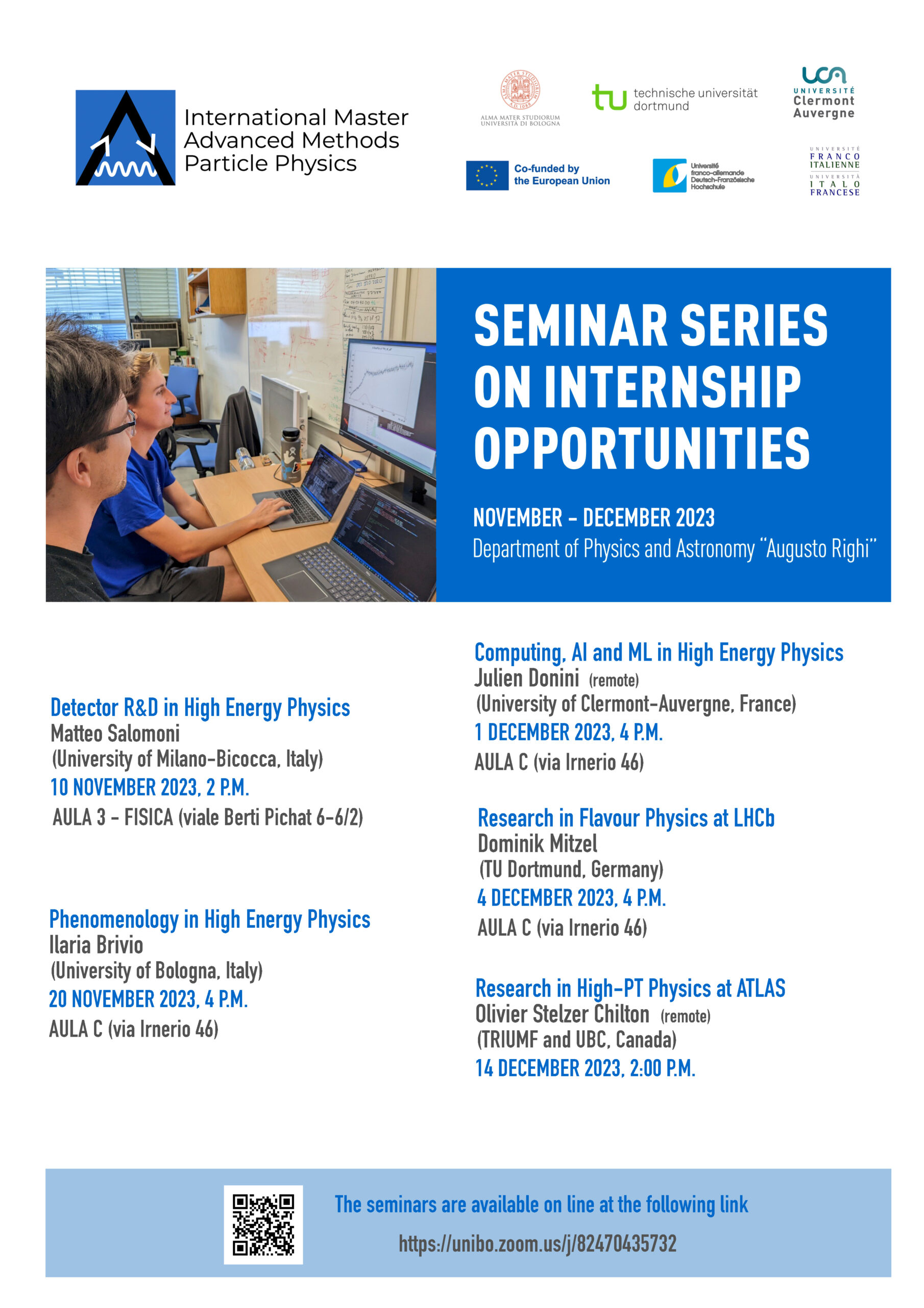 Seminars on Internship Opportunities - IMAPP