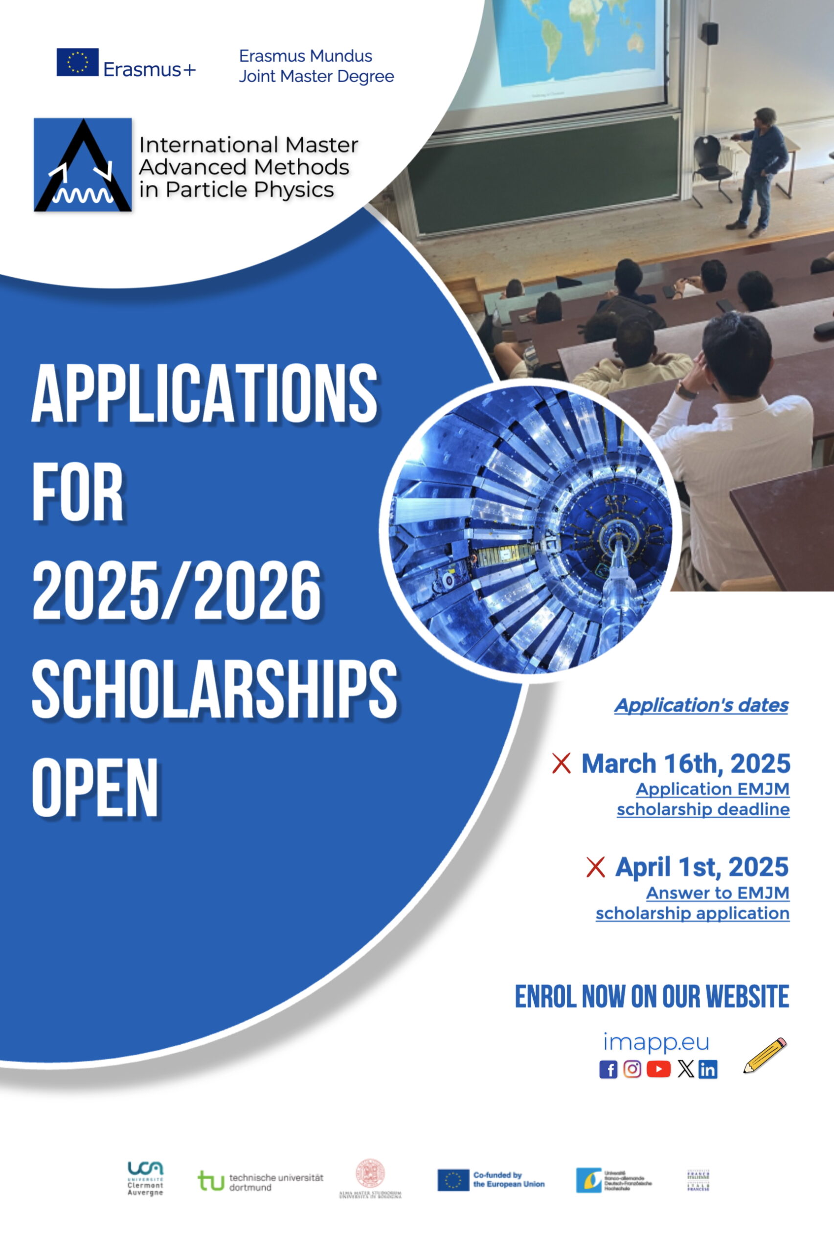 Call for EMJM Scholarships 25/26 is OPEN - IMAPP