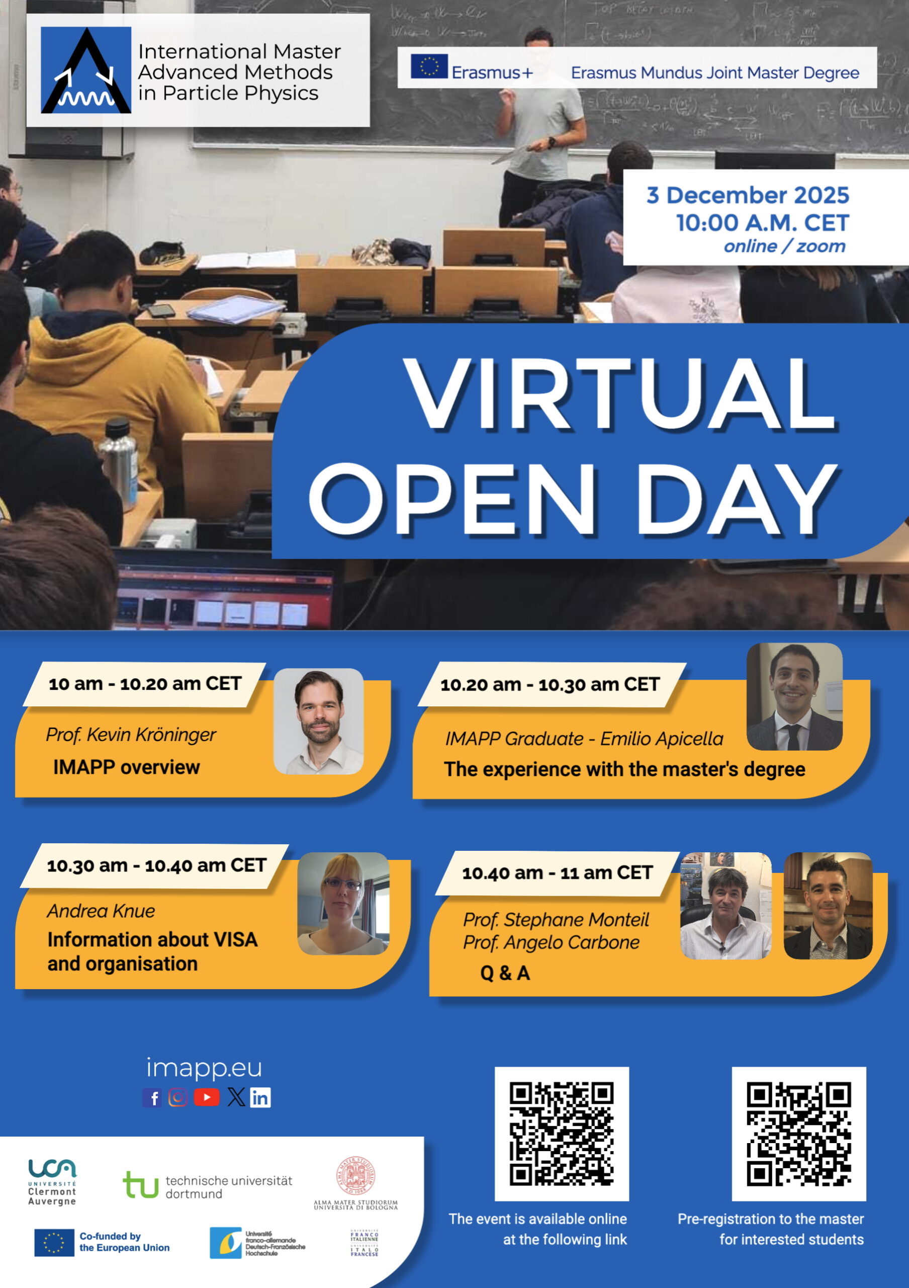 New Virtual Open Day! - IMAPP